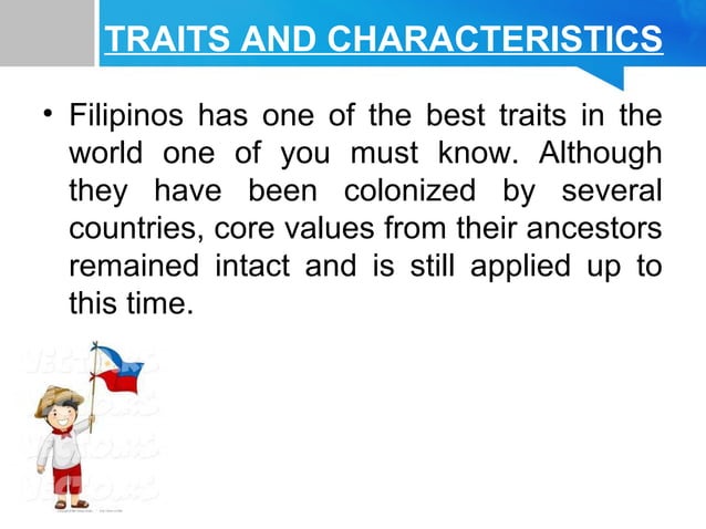 Filipino Traits and Characteristics | PPT