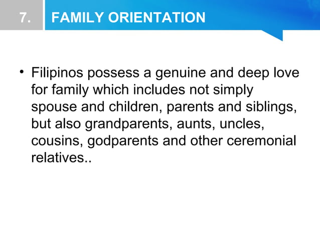 Filipino Traits and Characteristics | PPT