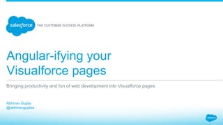Angular-ifying Your Visualforce Pages | PDF | Web Development | Internet