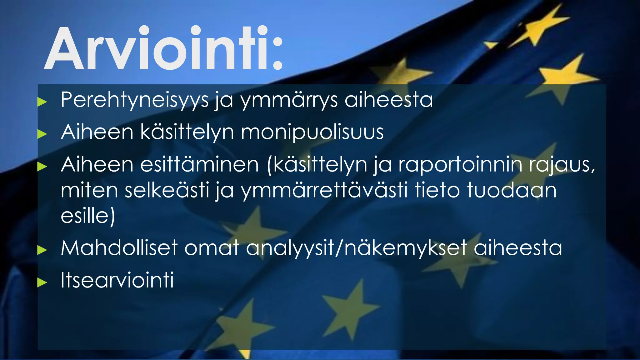 Euroopan unioni -ryhmätyö | PDF