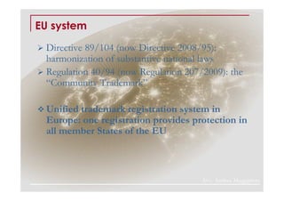 EU Trademarks (excerpt) | PDF