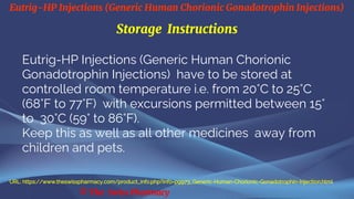 Eutrig-HP Injections (Generic Human Chorionic Gonadotrophin Injections ...