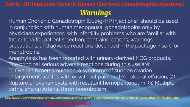 Eutrig-HP Injections (Generic Human Chorionic Gonadotrophin Injections ...