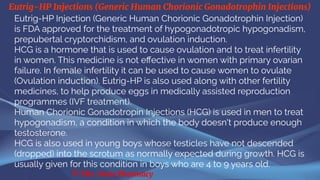 Eutrig-HP Injections (Generic Human Chorionic Gonadotrophin Injections ...