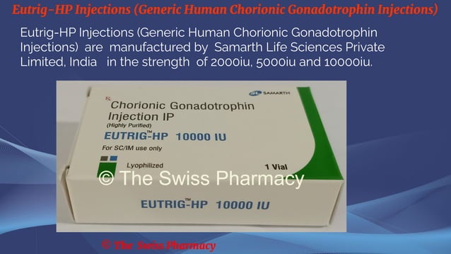 Eutrig-HP Injections (Generic Human Chorionic Gonadotrophin Injections ...