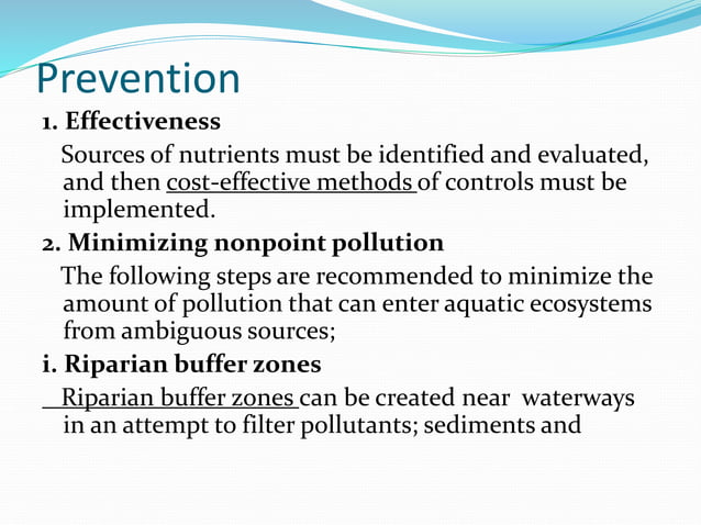 Eutrophication | PPTX