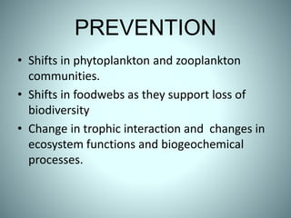 Eutrophication food chain in aquatic ecosystem | PPTX