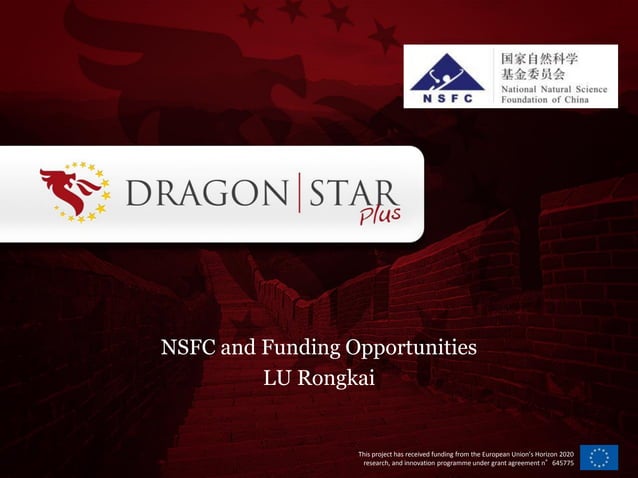 NSFC and Funding opportunities | PPT