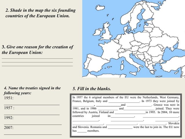 Eu worksheet | PPT