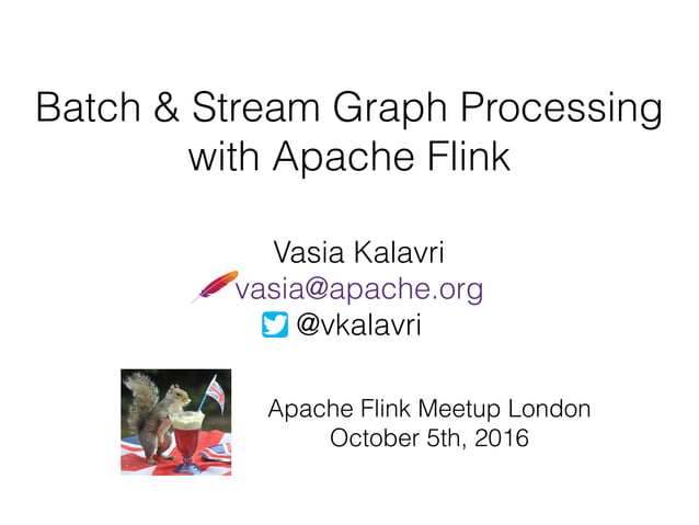 Apache Flink & Graph Processing | PDF