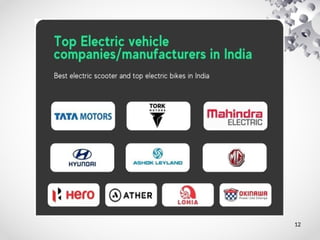 electric vehicles using internet of things | PPTX