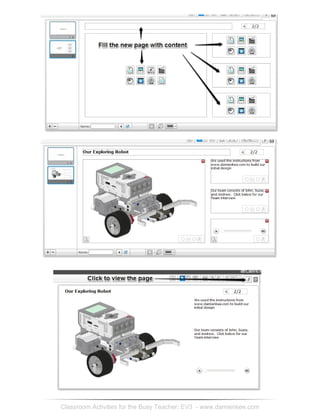 Ev3 student worksheets | PDF | Robotics | Technology & Computing