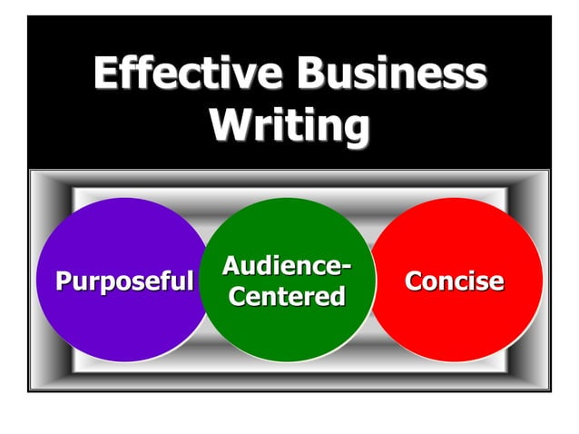 9.written communication | PPT