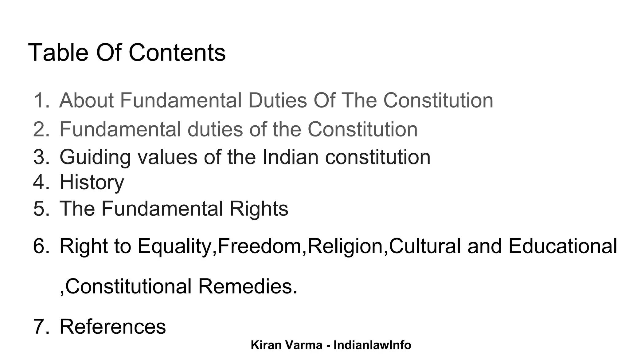 Fundamental duties of the constitution | PPTX