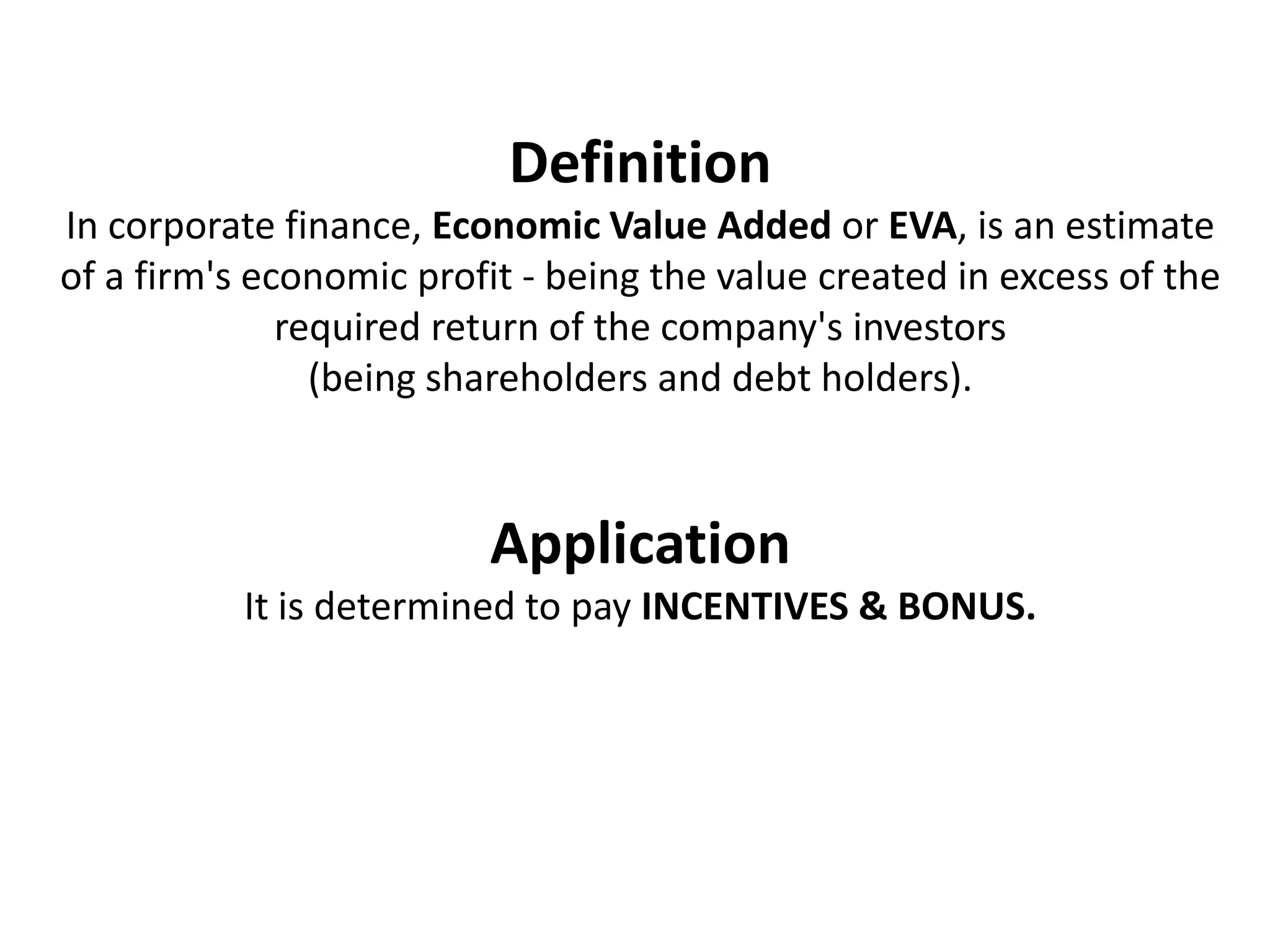 EVA - Economic Value Added | PPTX | Business Accounting & Finance ...