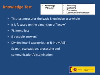 Designing and Implementing Web Based Tools to Asess Information ...