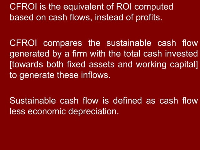 EVA, OVA, MVA, CFROI, CVA & TBR | PPTX | Stocks and Bonds | Personal ...