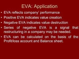 EVA, OVA, MVA, CFROI, CVA & TBR | PPTX