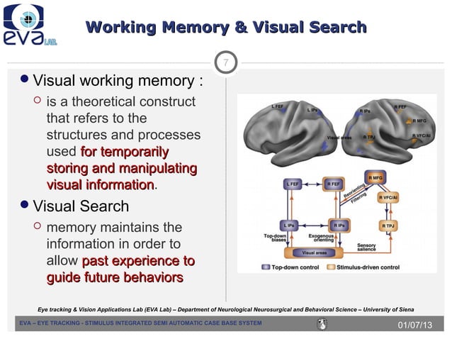 EVA – EYE TRACKING - STIMULUS INTEGRATED SEMI AUTOMATIC CASE BASE ...