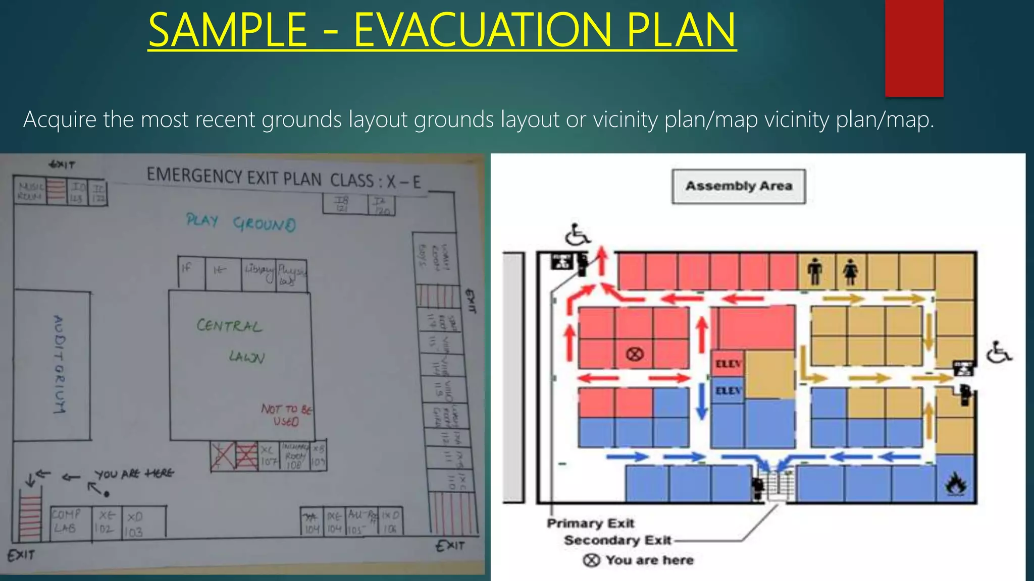 Earthquake Evacuation drill in School Safety | PPTX