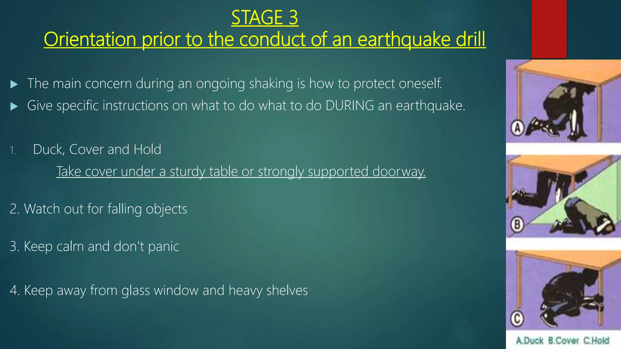 Earthquake Evacuation drill in School Safety | PPTX