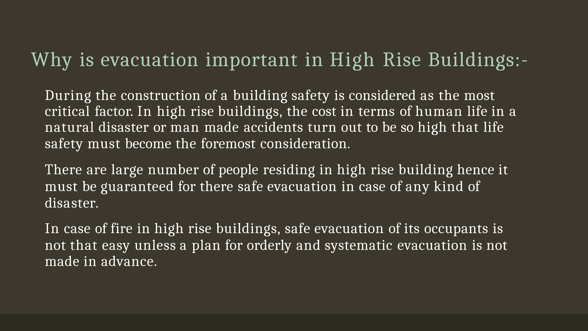 Evacuation Patterns in High Rise Buildings.pptx
