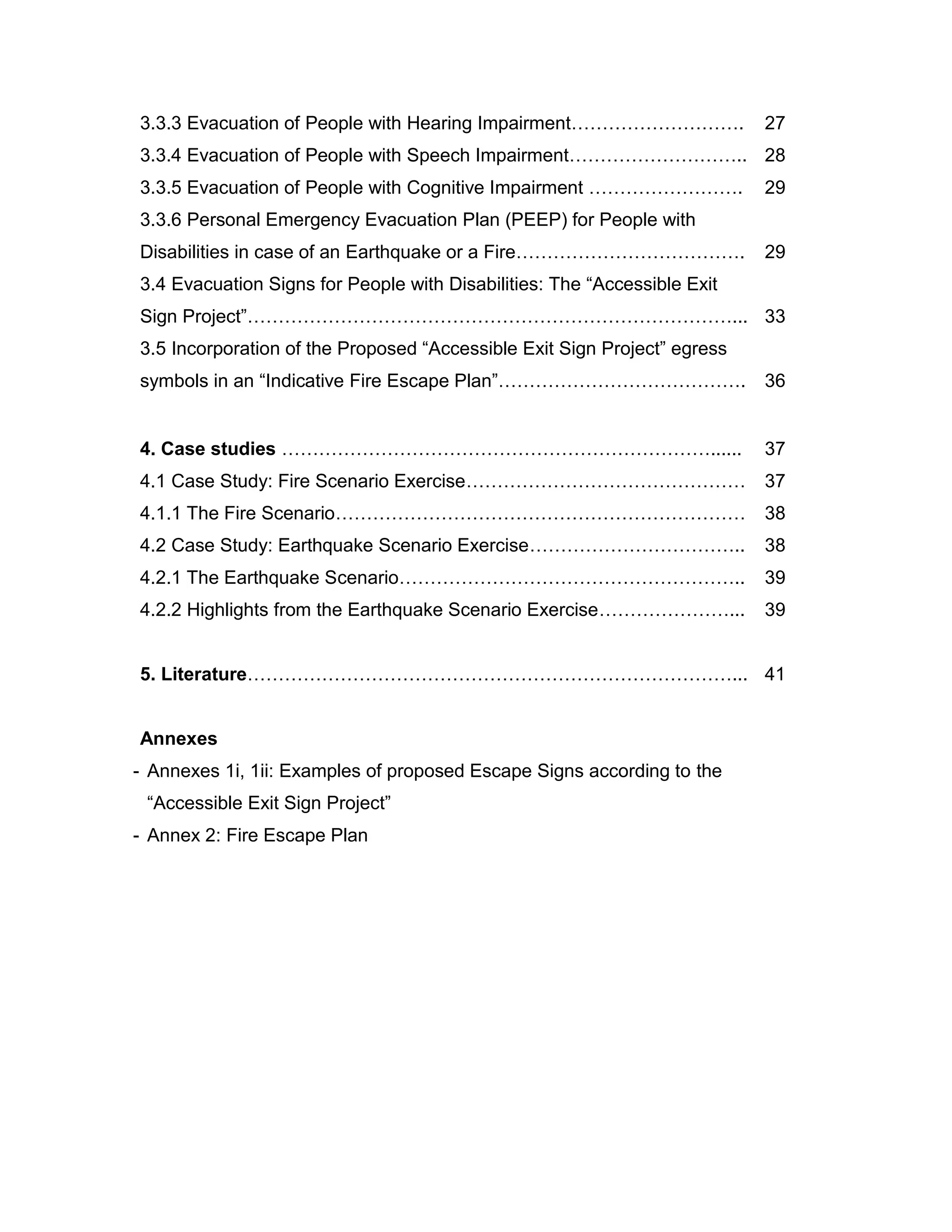 Evacuation planning for people with disabilities in case of an ...