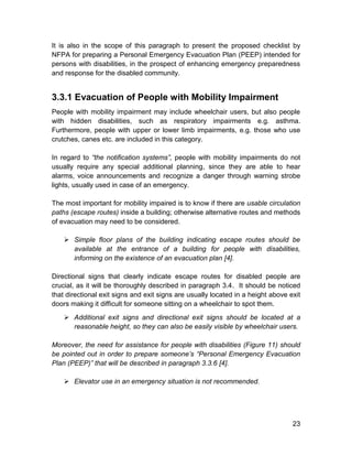 Evacuation planning for people with disabilities in case of an ...