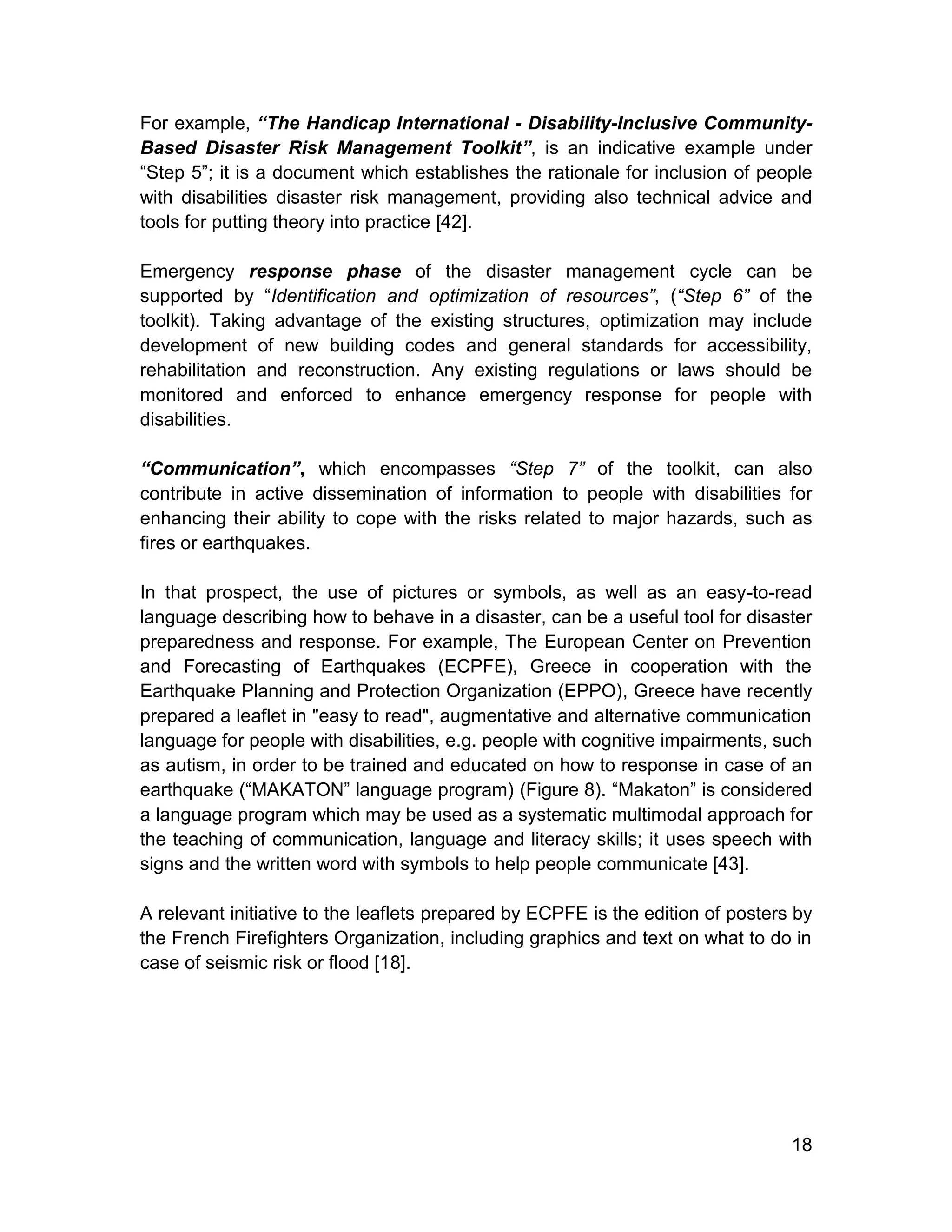 Evacuation planning for people with disabilities in case of an ...