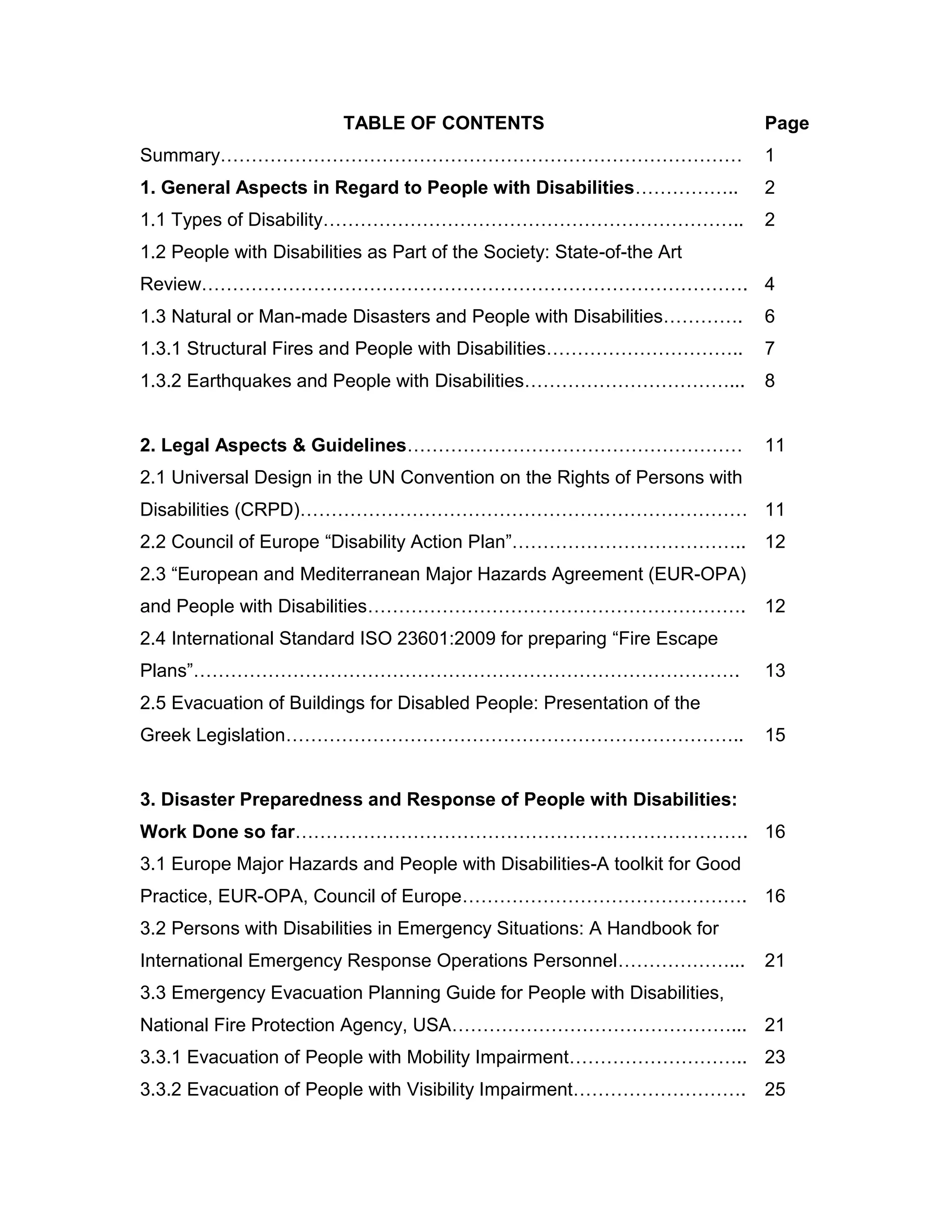 Evacuation planning for people with disabilities in case of an ...