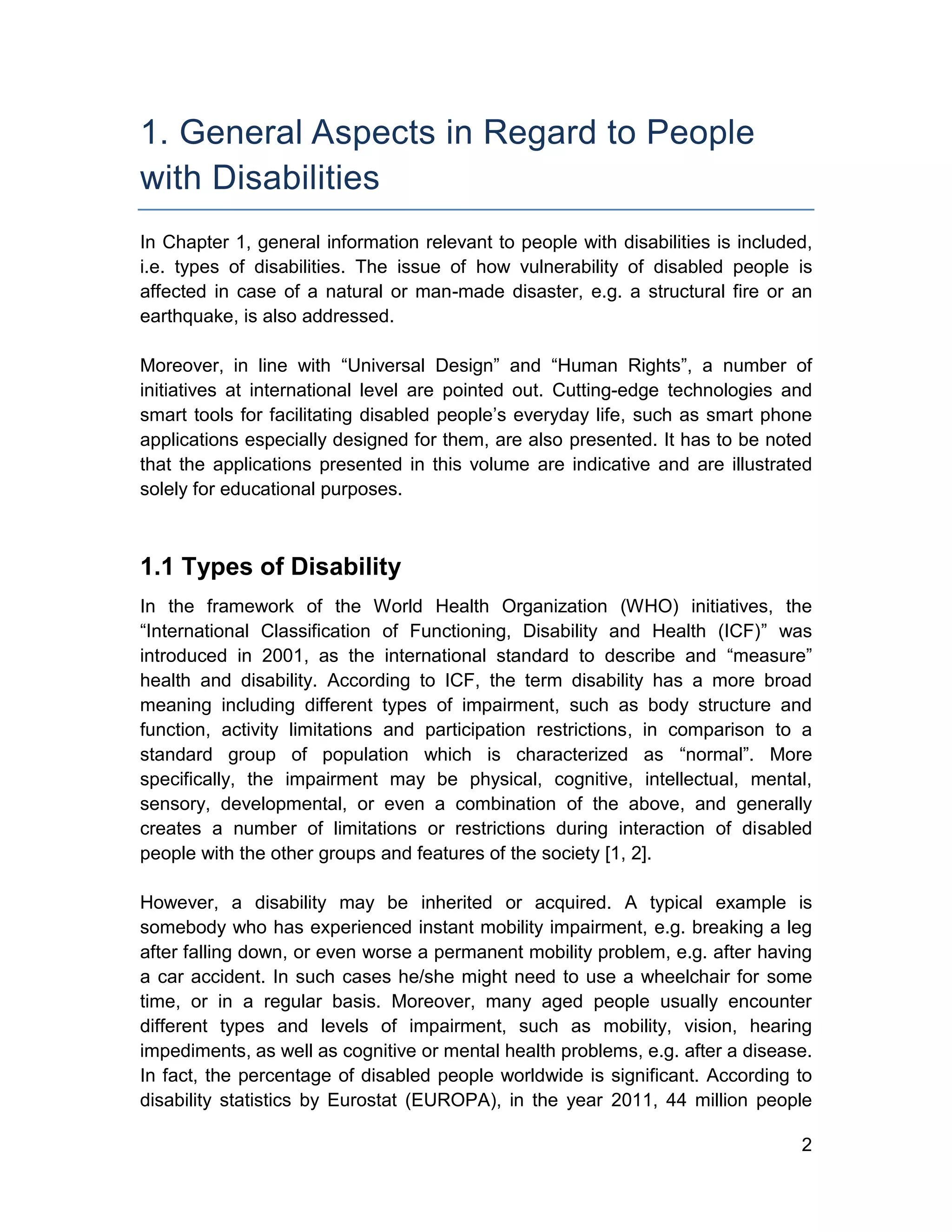 Evacuation planning for people with disabilities in case of an ...