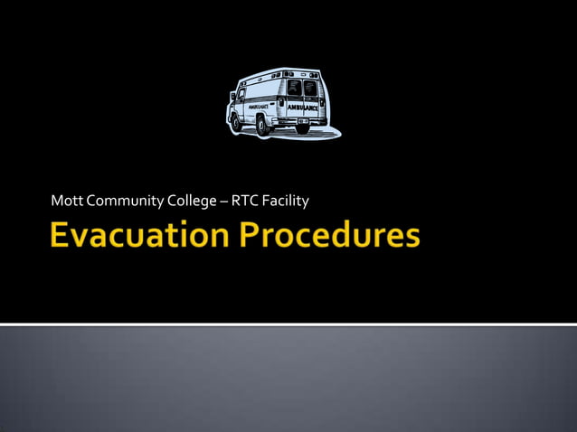 Evacuation procedures | PPTX