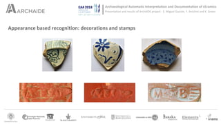 Presentation and results of ArchAIDE project - EAA2018 | PDF