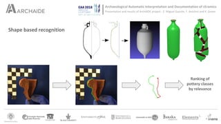 Presentation and results of ArchAIDE project - EAA2018 | PDF