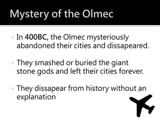 Ancient Civilizations : Olmec | PPTX