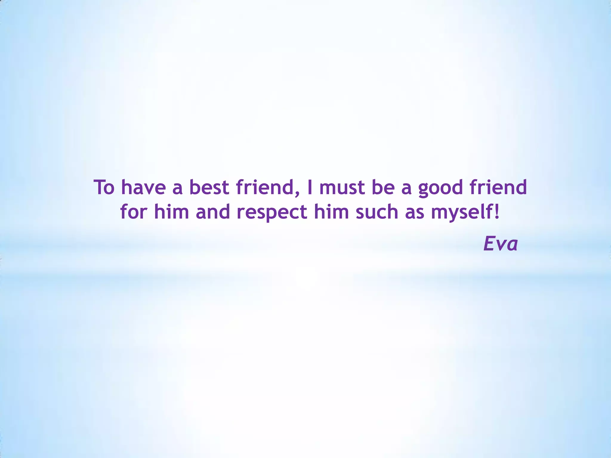 The Best Friend | PPTX