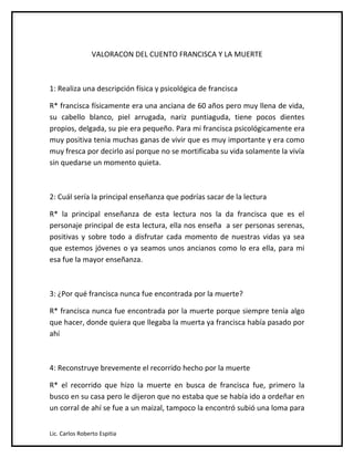 Eval.+francisca+y+la+muerte | DOC