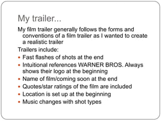 film trailer question 1 | PPT