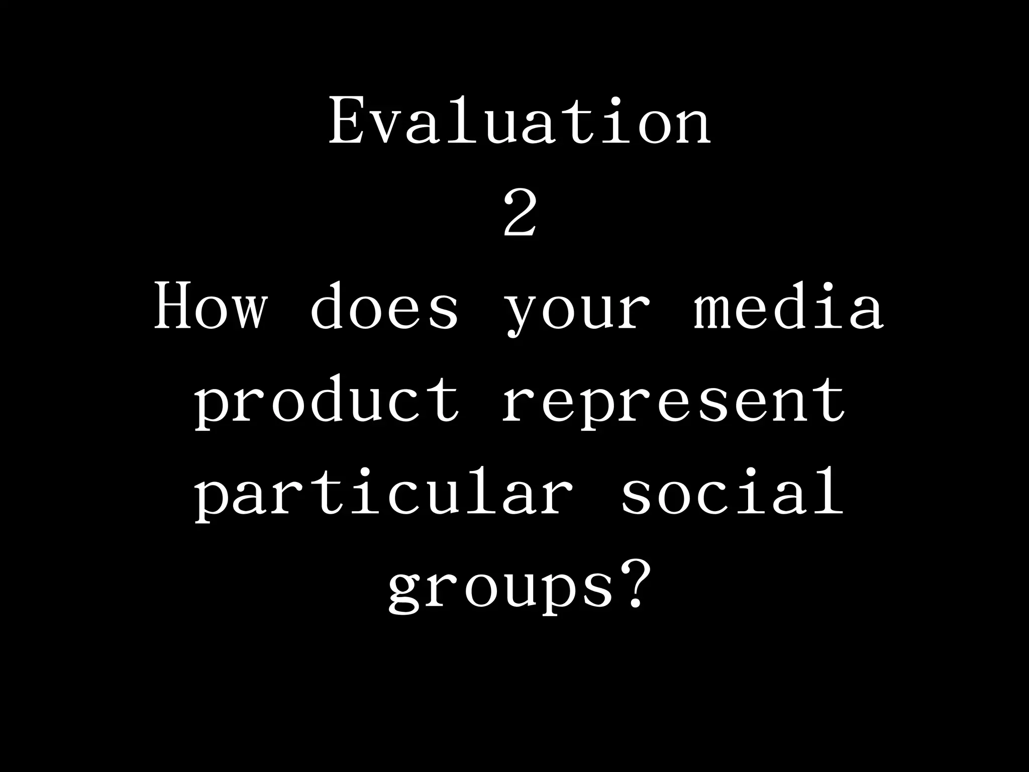 Eval 2 | PPT