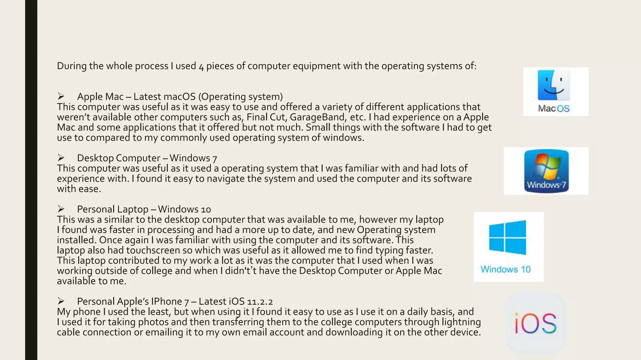 Evaluation task 4 | PPT