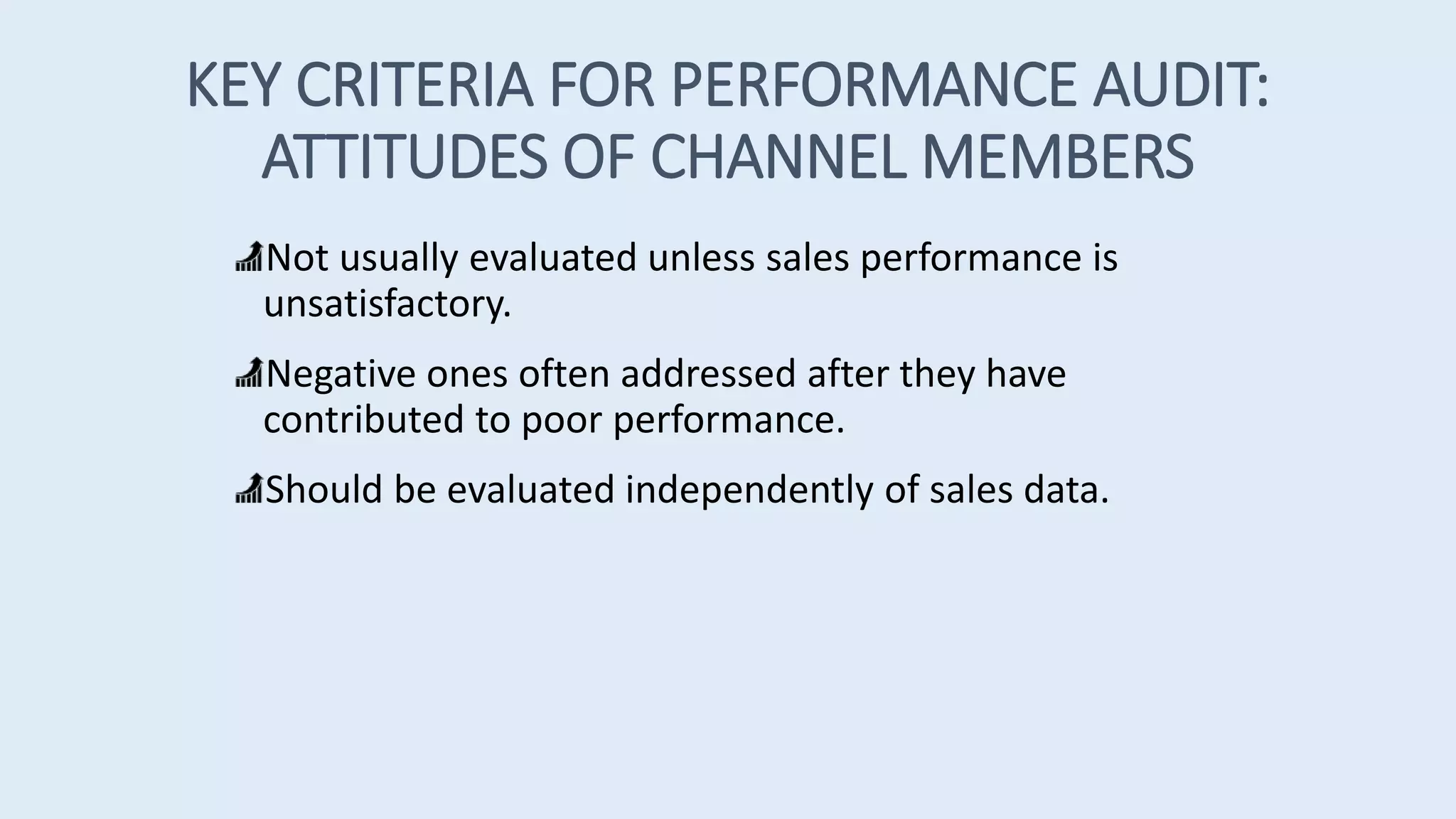 Evalauating channel member performance | PPTX
