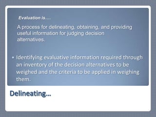 Meta-Evaluation Theory | PPTX