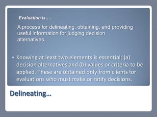 Meta-Evaluation Theory | PPTX