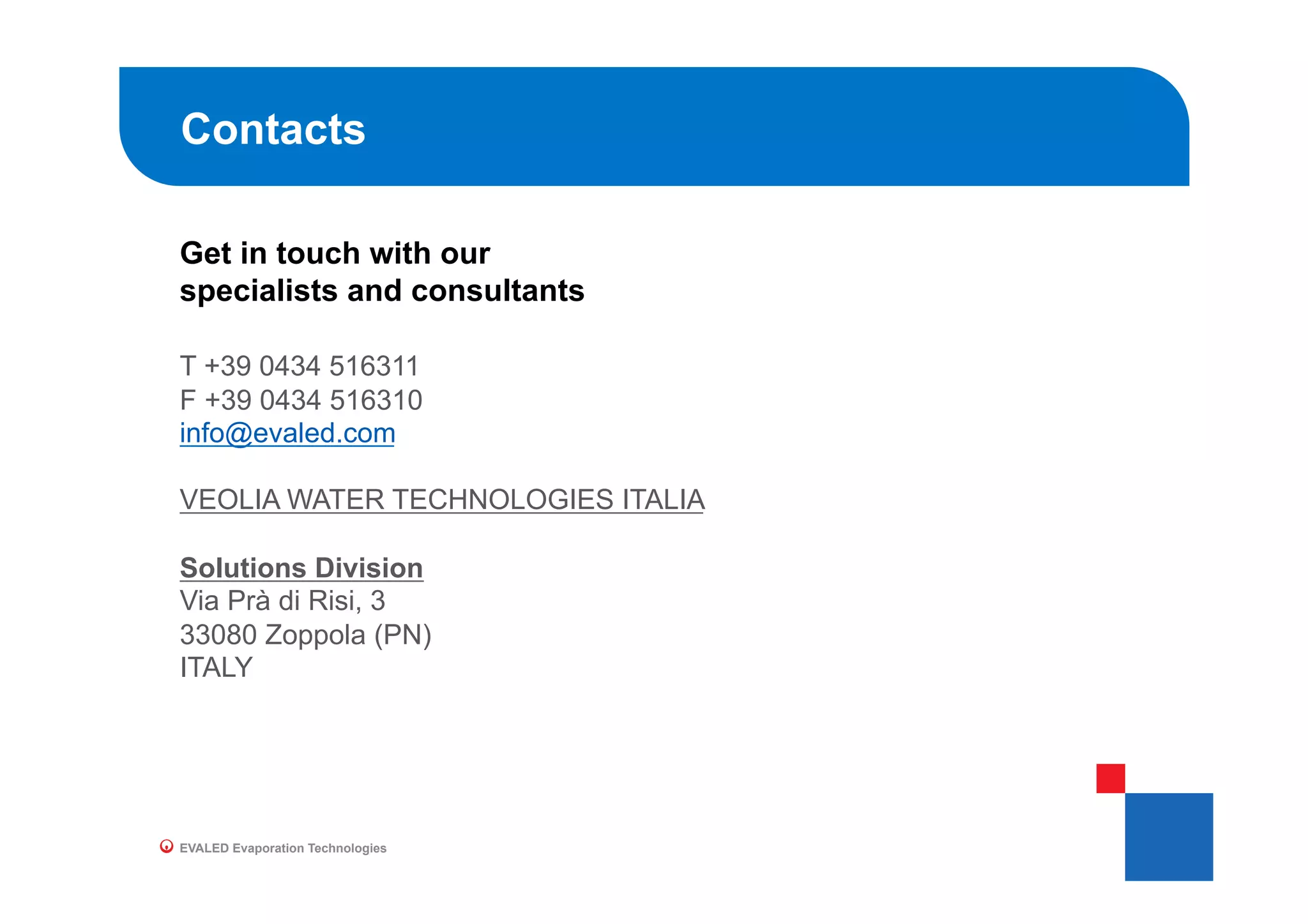 Evaled evaporators evaporation_technologies_wastewater_treatment_en | PDF