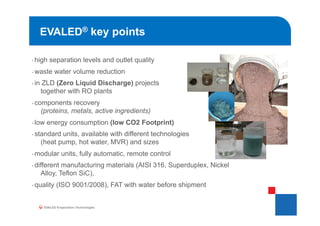 Evaled evaporators evaporation_technologies_wastewater_treatment_en | PDF