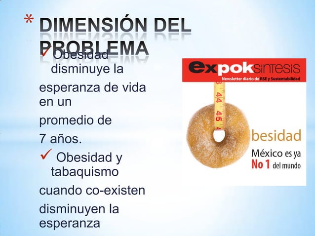 La Obesidad en México. | PPTX | Diabetes | Diseases and Conditions