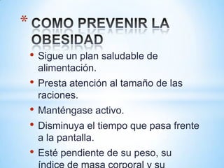 La Obesidad en México. | PPTX