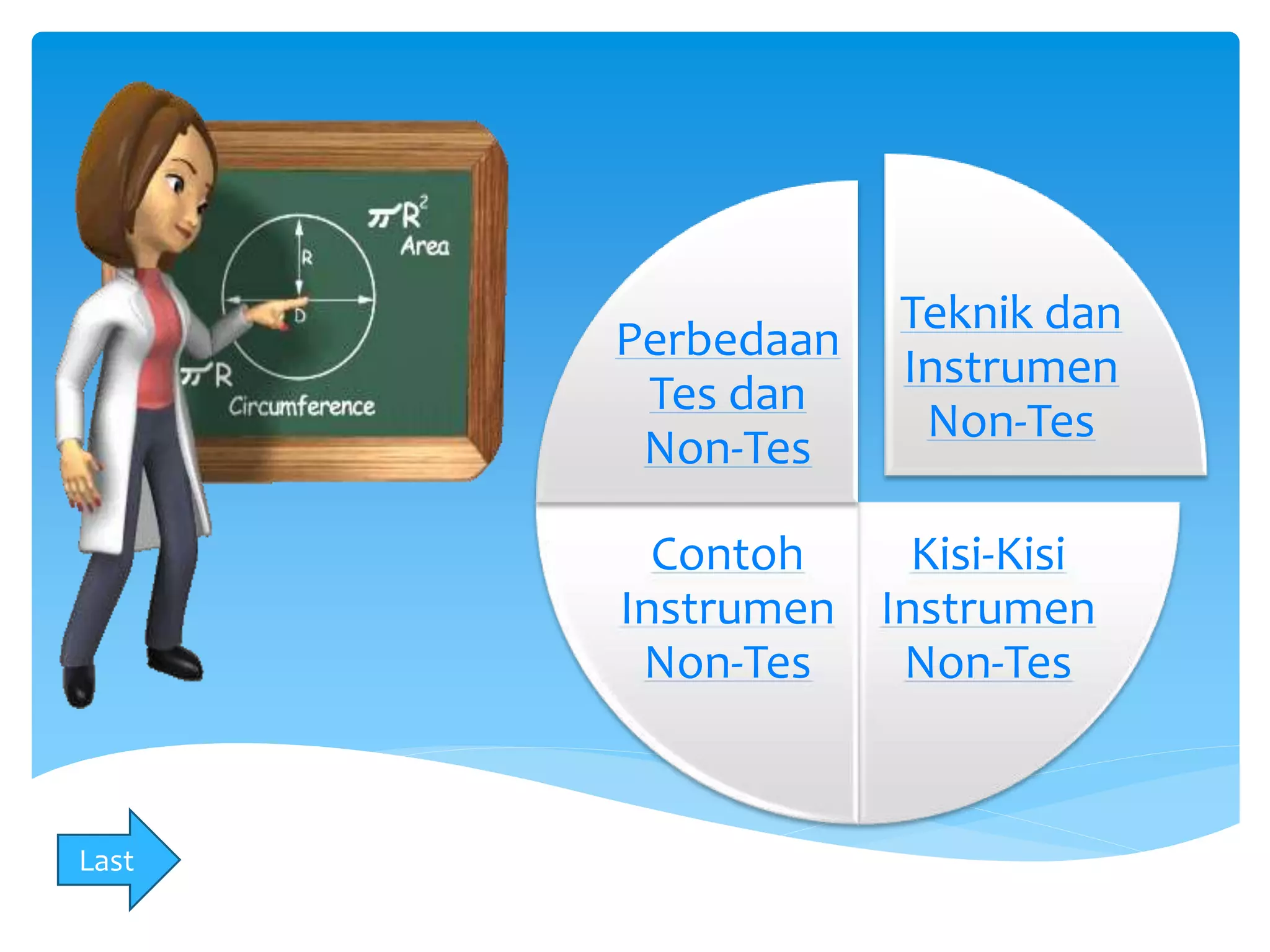 teknik dan Instrumen Penilaian NON TES | PPTX