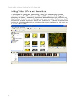 Microsoft Producer for Microsoft Office PowerPoint 2003 Evaluation ...