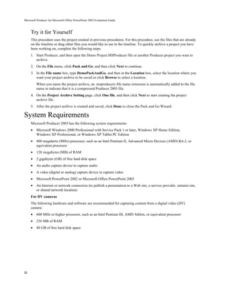 Microsoft Producer for Microsoft Office PowerPoint 2003 Evaluation ...